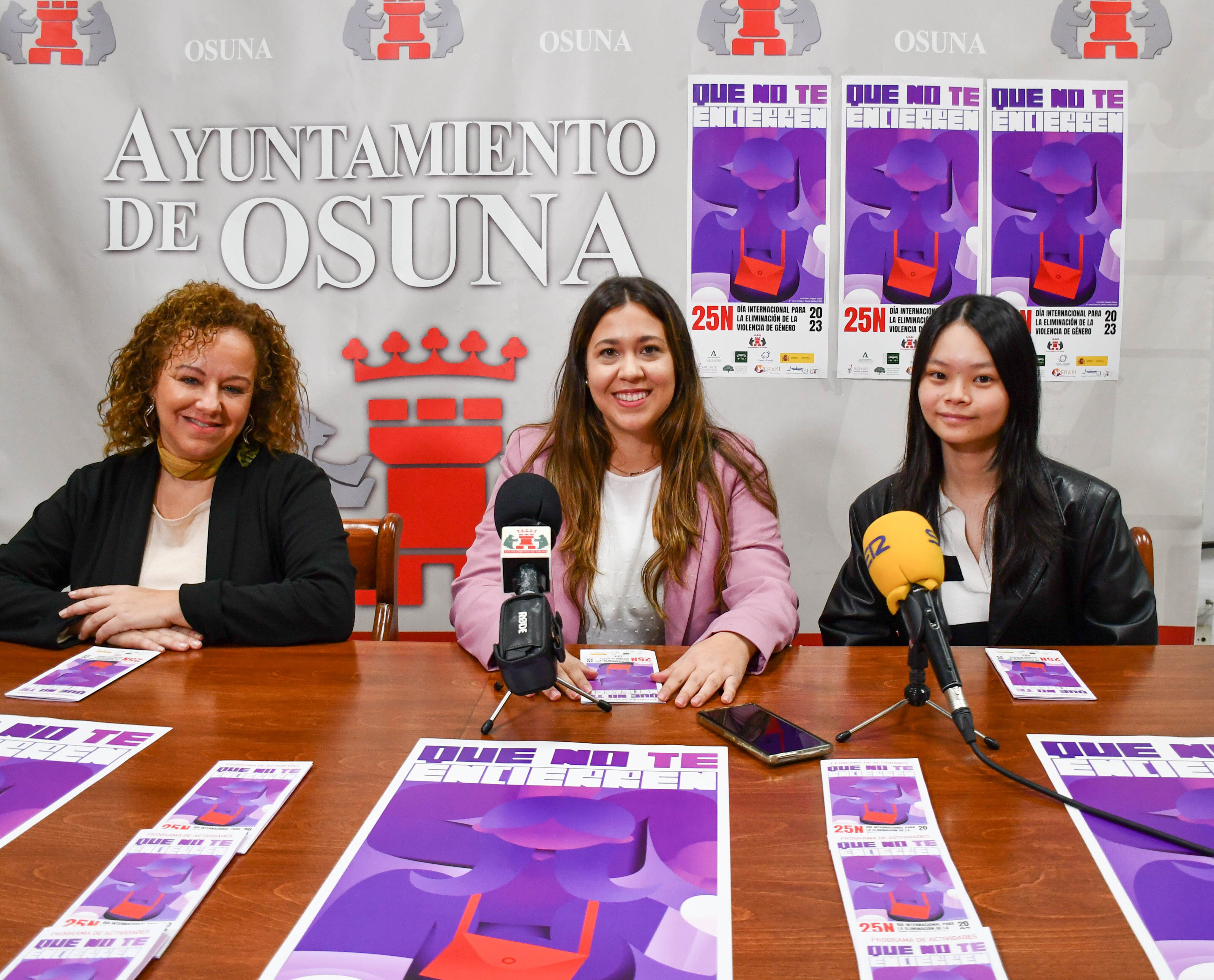 La delegada municipal de Igualdad presenta la campaña del actos del 25N bajo el lema 'Que no te ...