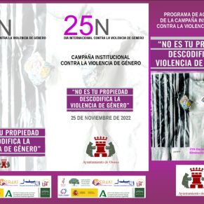 La delegada municipal de Igualdad presenta la campaña de actos del 25N con especial atención a ...